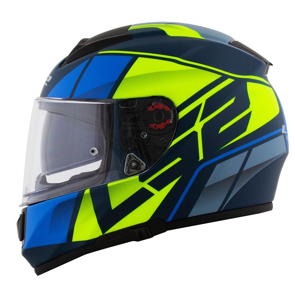 Capacete LS2 FF397 Vector Kripton Matt Blue Yellow - casadocapacete