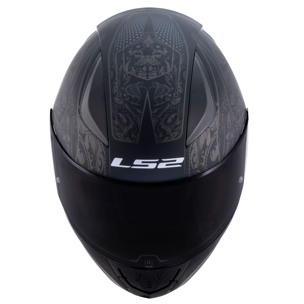 Capacete LS2 FF353 Rapid Crypt Matt Black Grey - casadocapacete