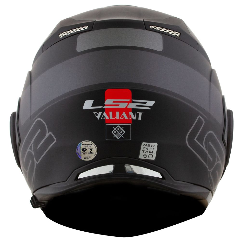Capacete LS2 FF399 Valiant Prox Matt Black Titanium - casadocapacete