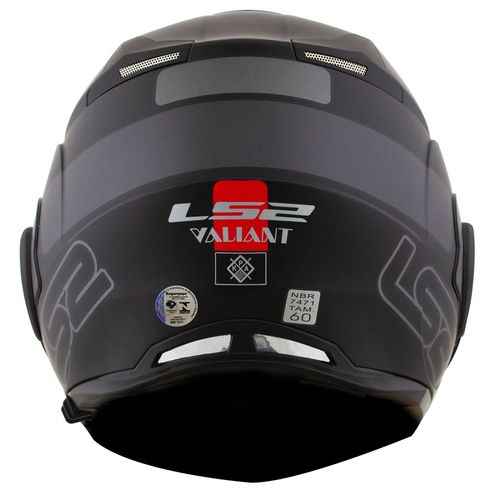 Capacete LS2 FF399 Valiant Prox Matt Black Titanium - casadocapacete