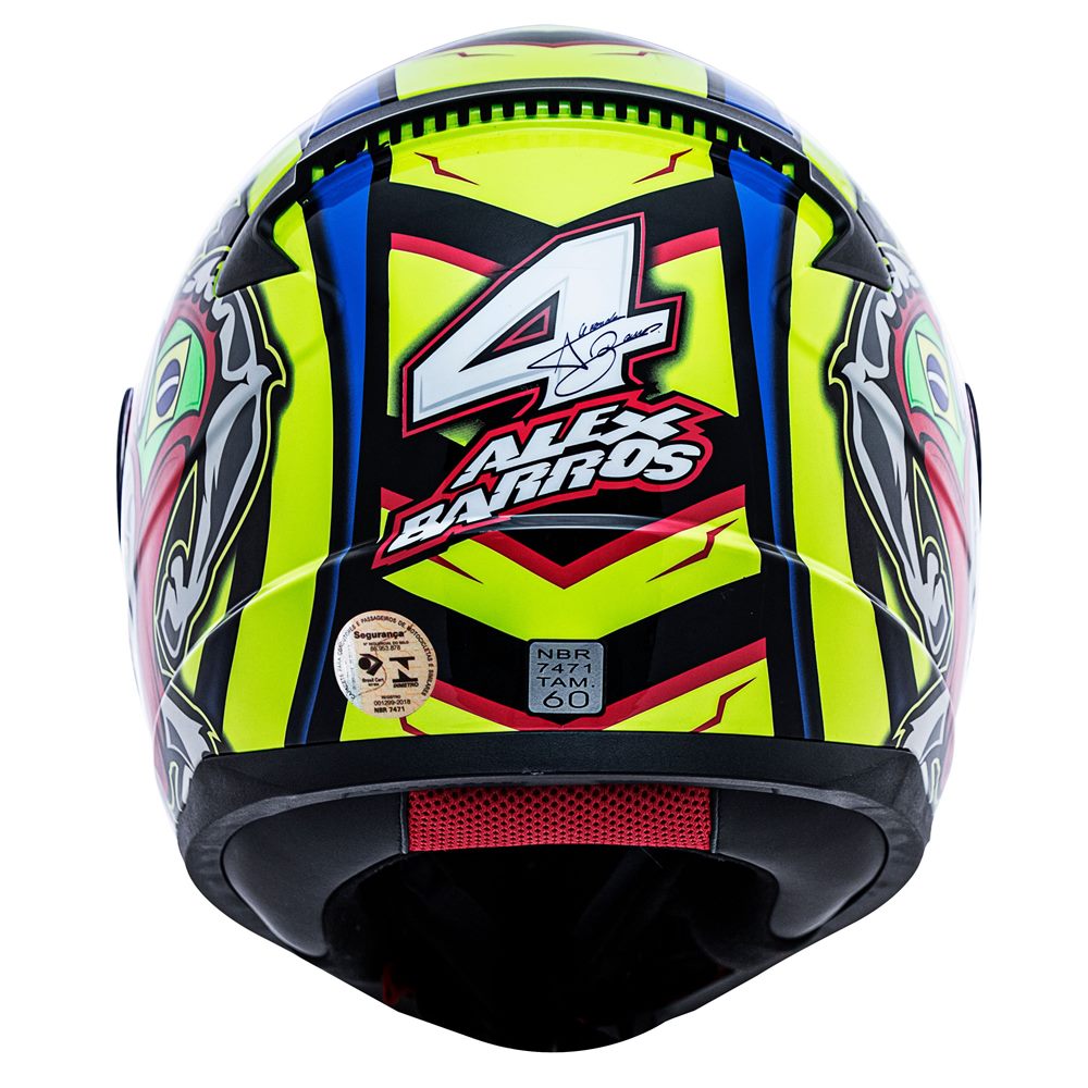 Capacete LS2 FF353 Rapid Alex Barros Blue - casadocapacete