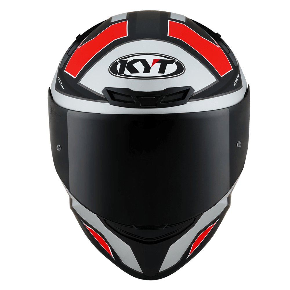 Capacete KYT TT Course Electron Matt Grey Red - casadocapacete