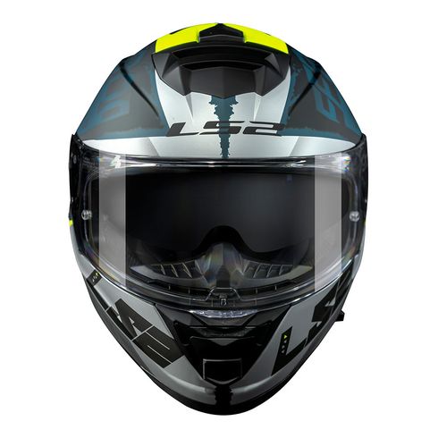 Capacete LS2 FF800 Storm Sprinter Matt Black Silver - casadocapacete