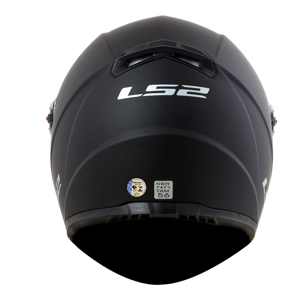 Capacete LS2 Classic FF358 Preto Fosco - casadocapacete