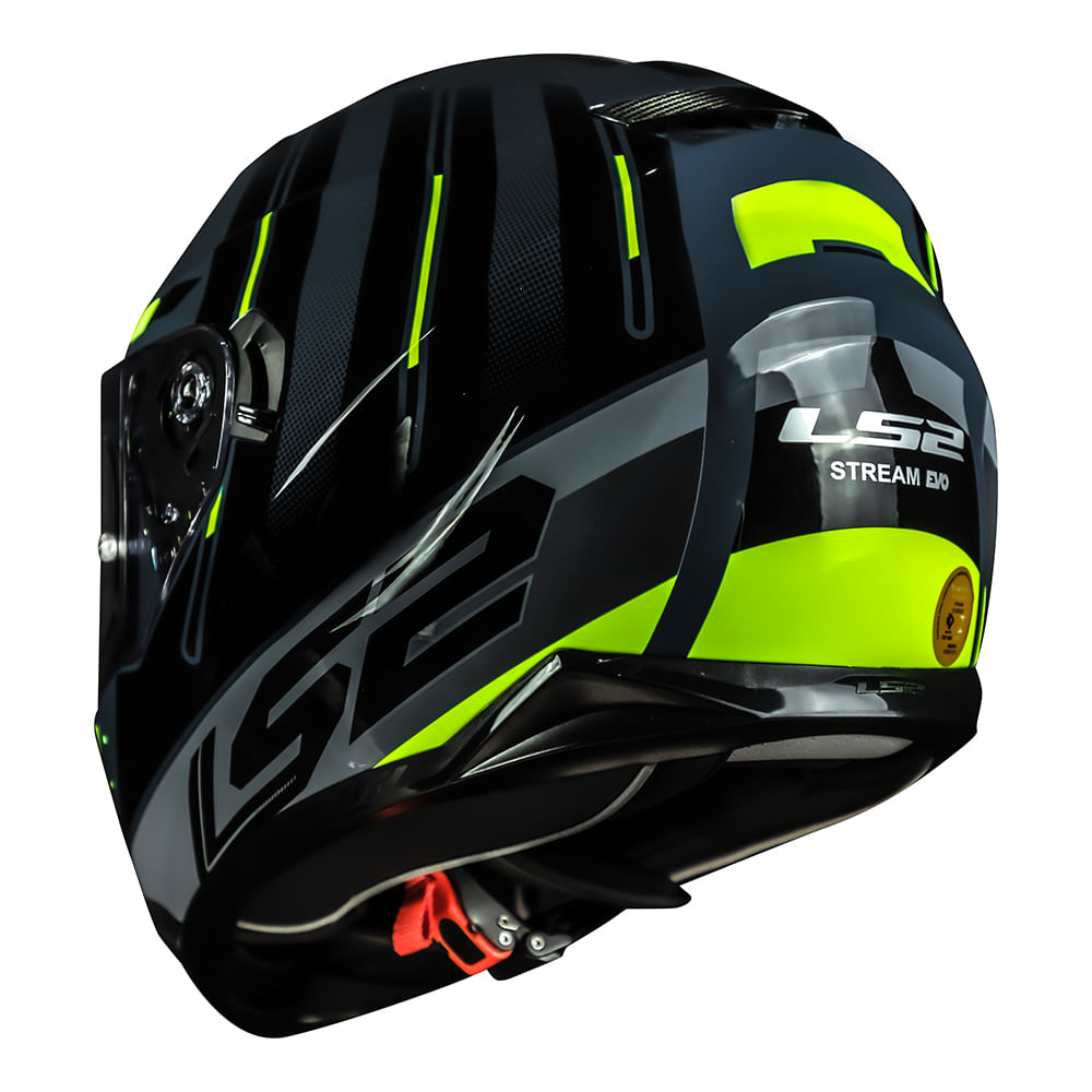 Capacete LS2 FF320 Stream Shadow Amarelo - casadocapacete