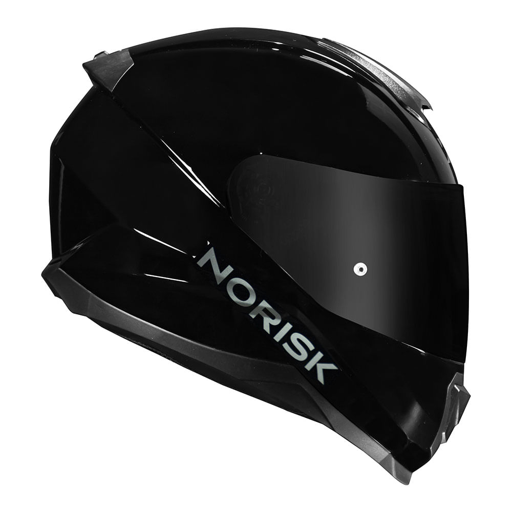 Capacete Norisk Razor Solid Black - casadocapacete