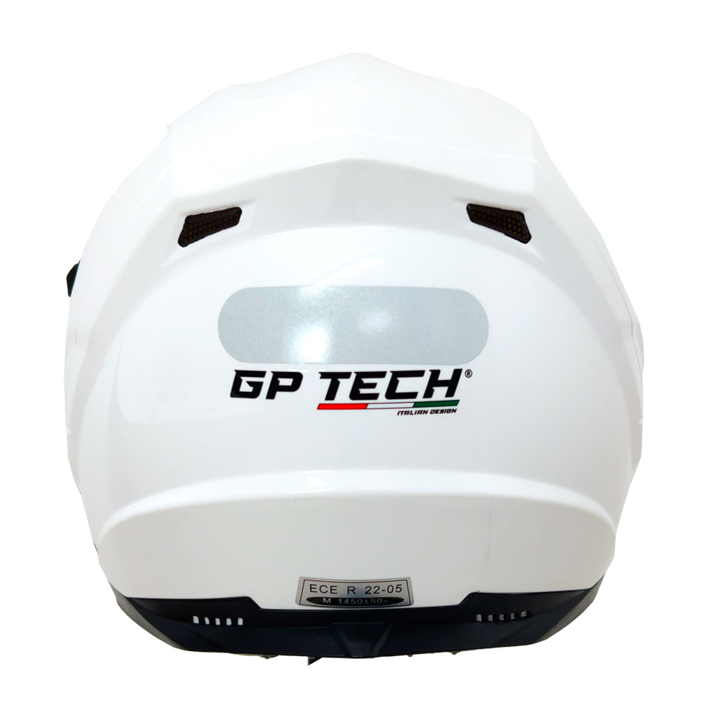 Capacete GP Tech Ultra SV Branco Pérola - casadocapacete