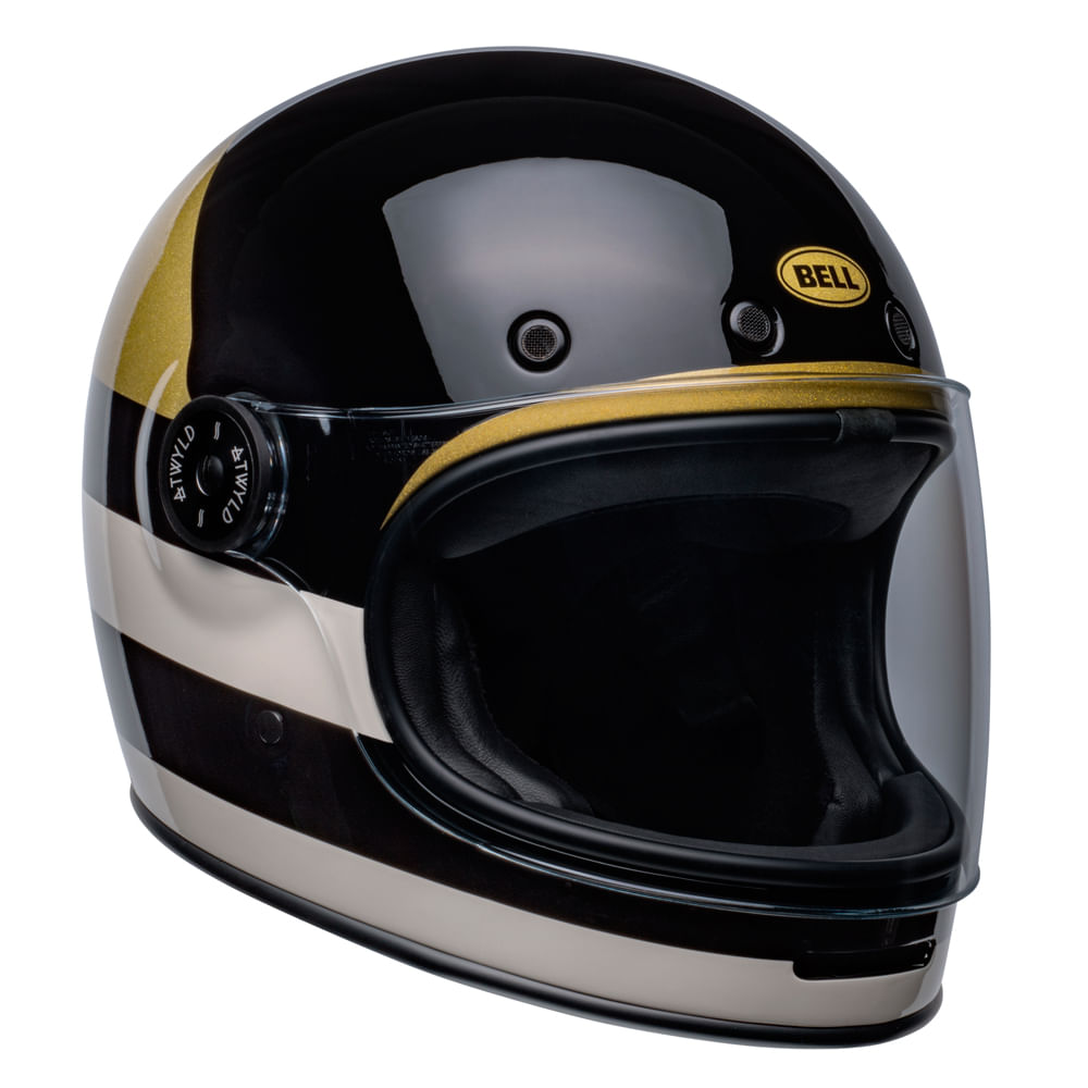 Capacete Bell Bullitt Atwyld Orion Gloss Black Gold - casadocapacete