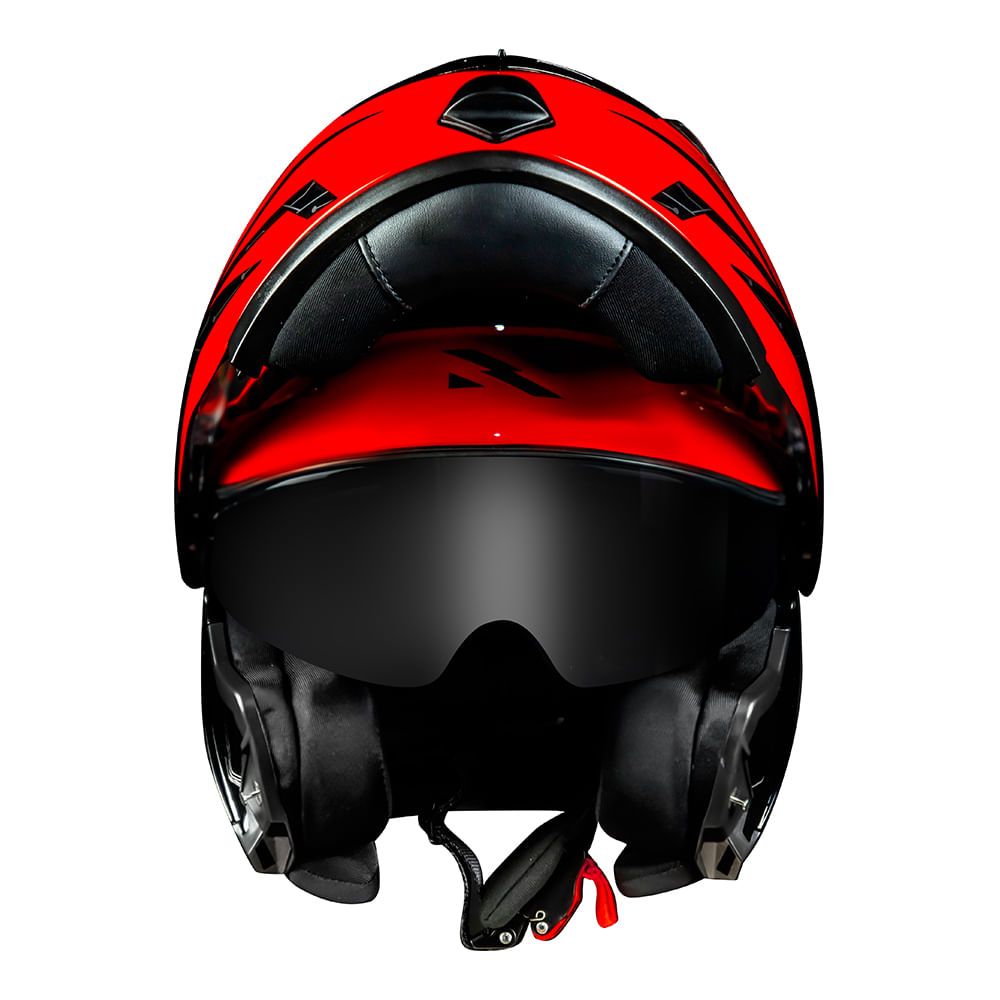 Capacete Norisk Route FF345 Charge Vermelho - casadocapacete