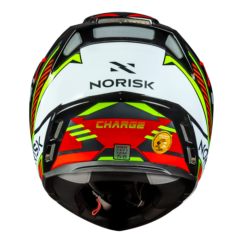 Capacete Norisk Route FF345 Charge Vermelho - casadocapacete
