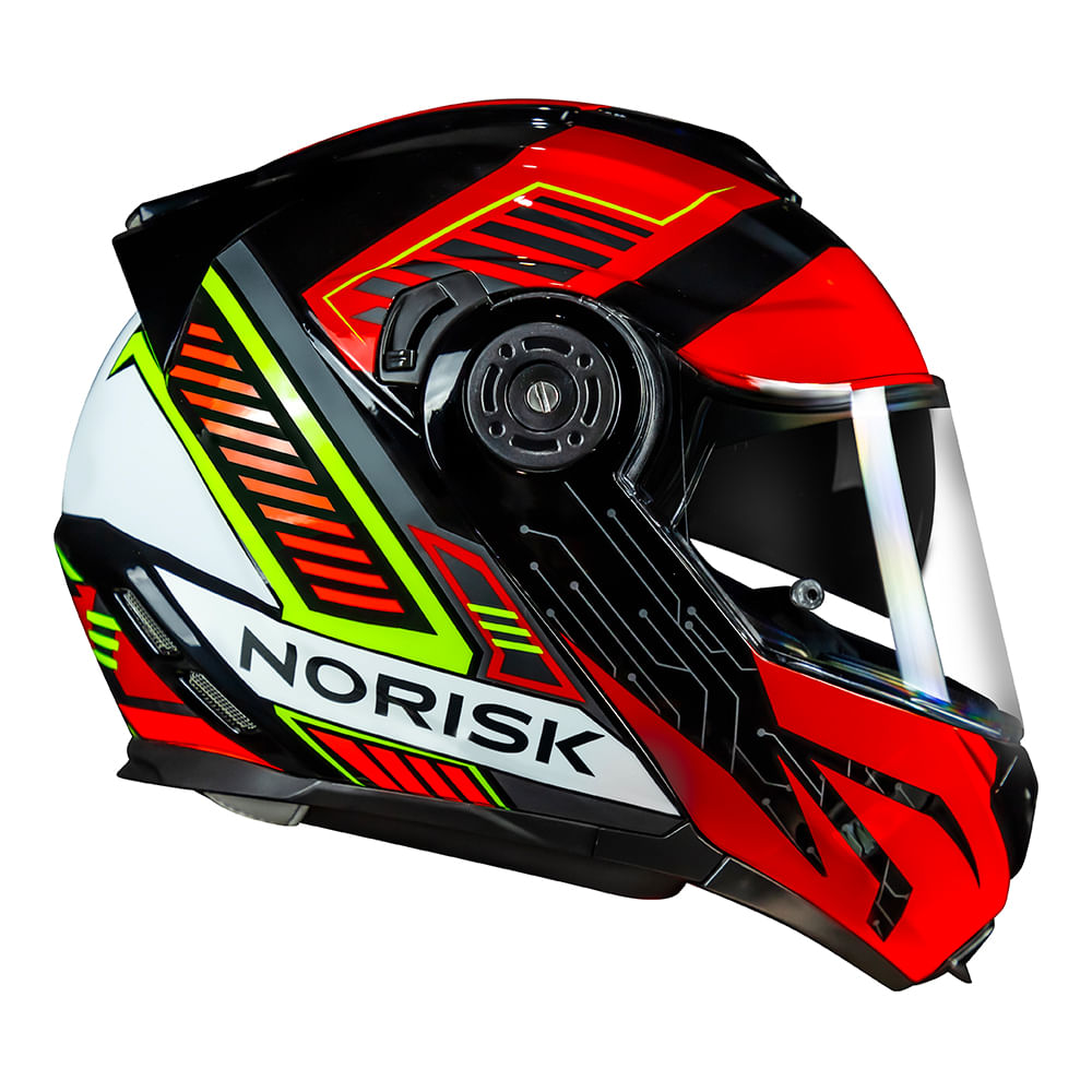 Capacete Norisk Route FF345 Charge Vermelho - casadocapacete