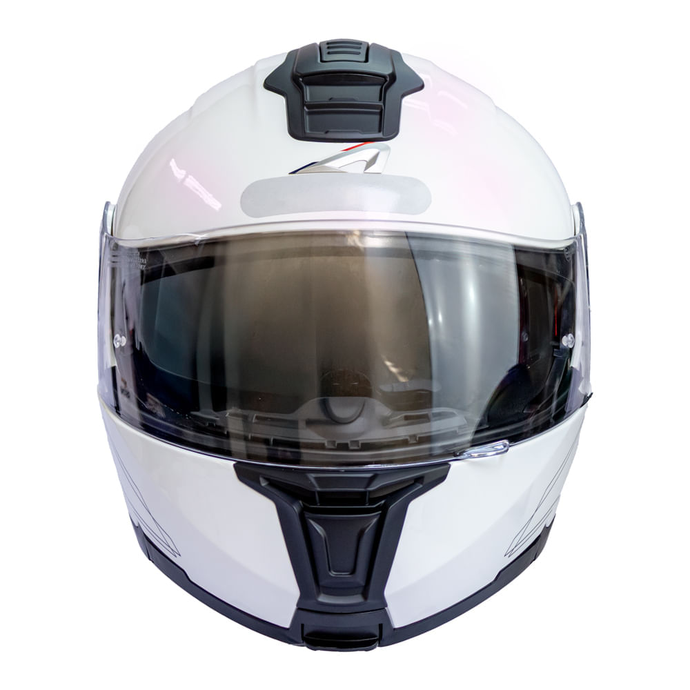 Capacete Astone RT1200 Evo Iridium White pink - casadocapacete